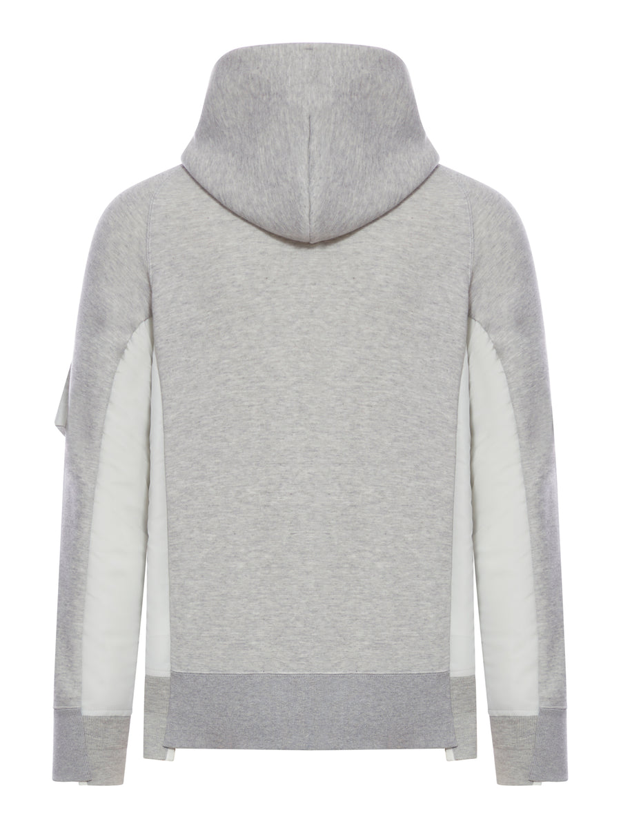 SPONGE SWEAT X NYLON TWILL HOODIE – Suit Negozi Row