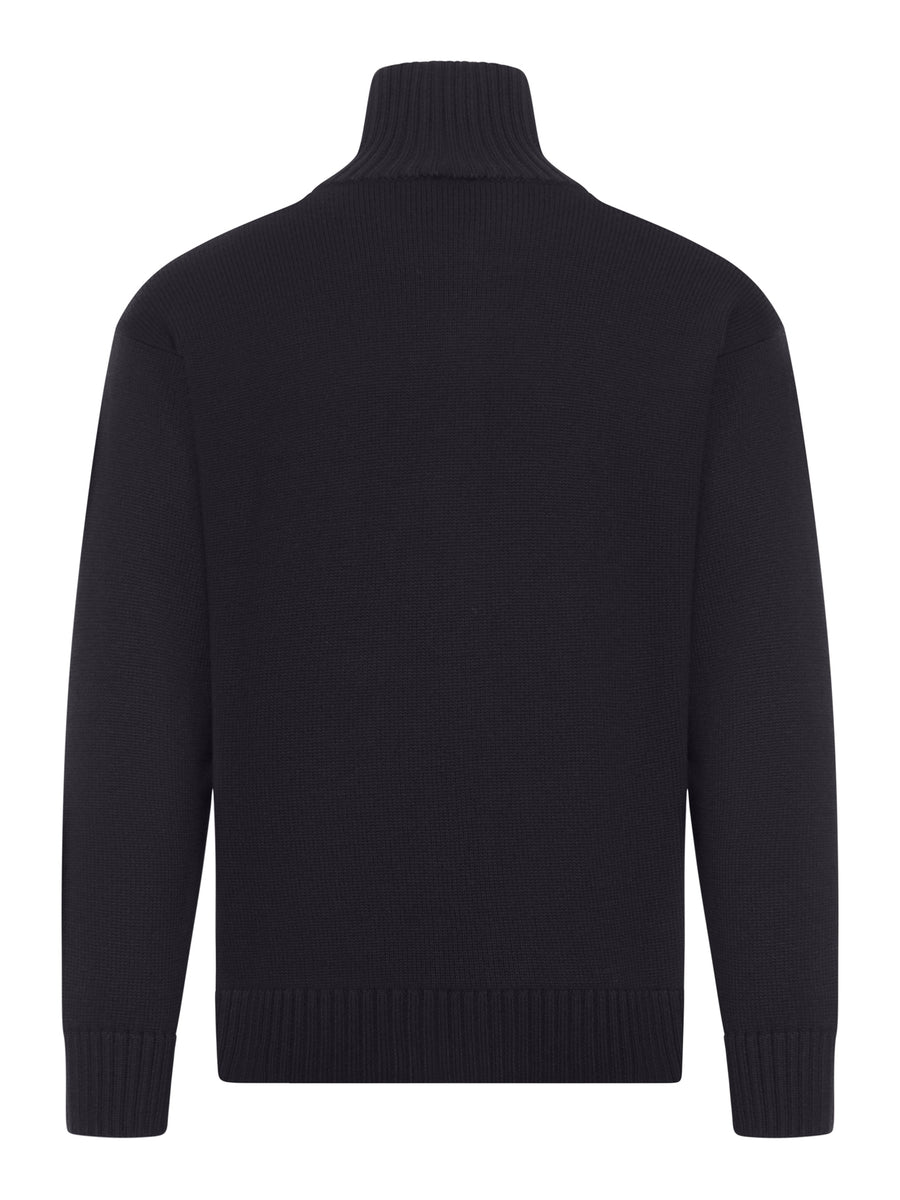 RELAXED FIT 3-YARD FULL ZIP SWEATER – Suit Negozi Row