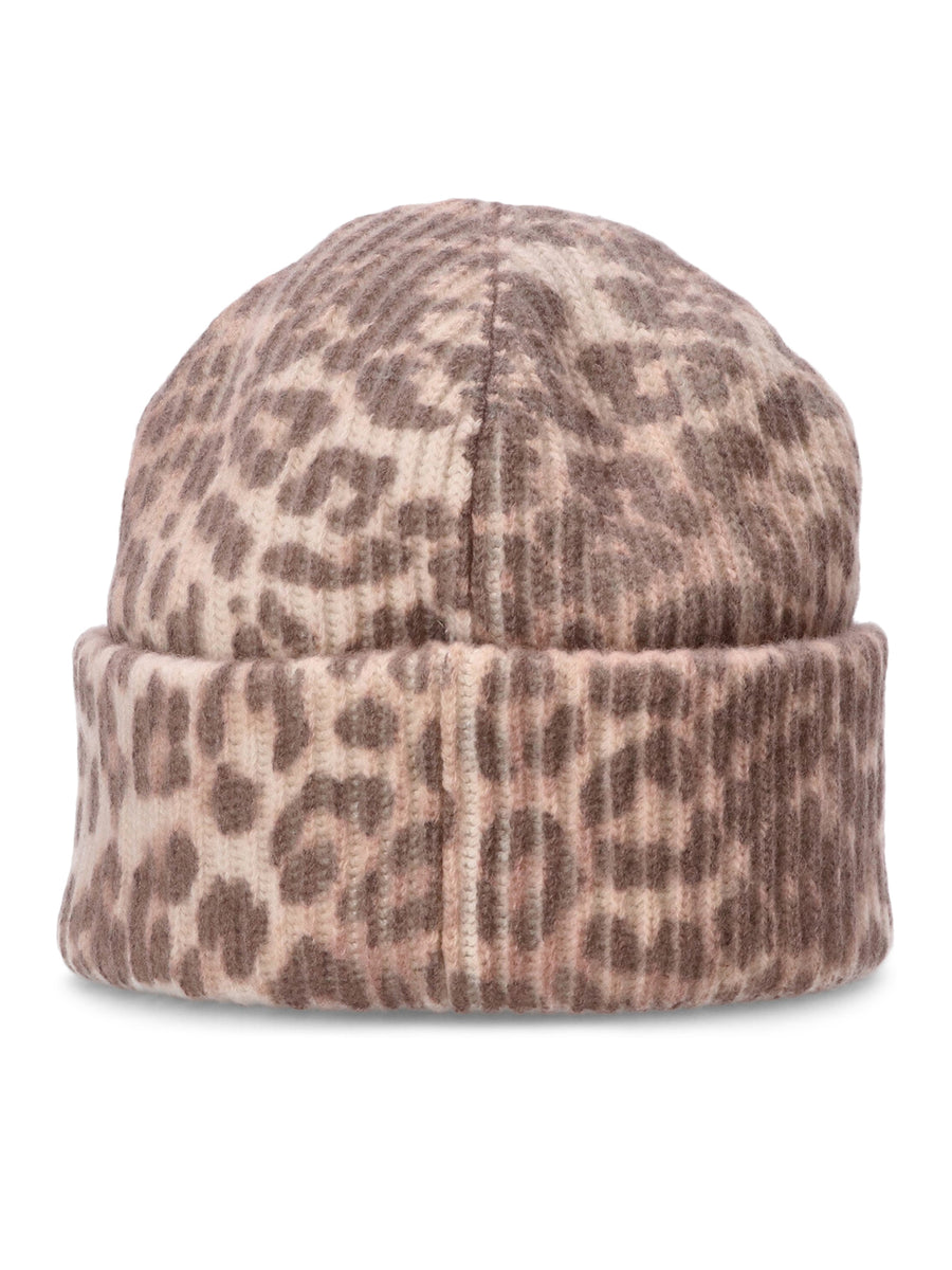 GRAPHIC WOOL MIX PRINTED LEOPARD BEANIE – Suit Negozi Row