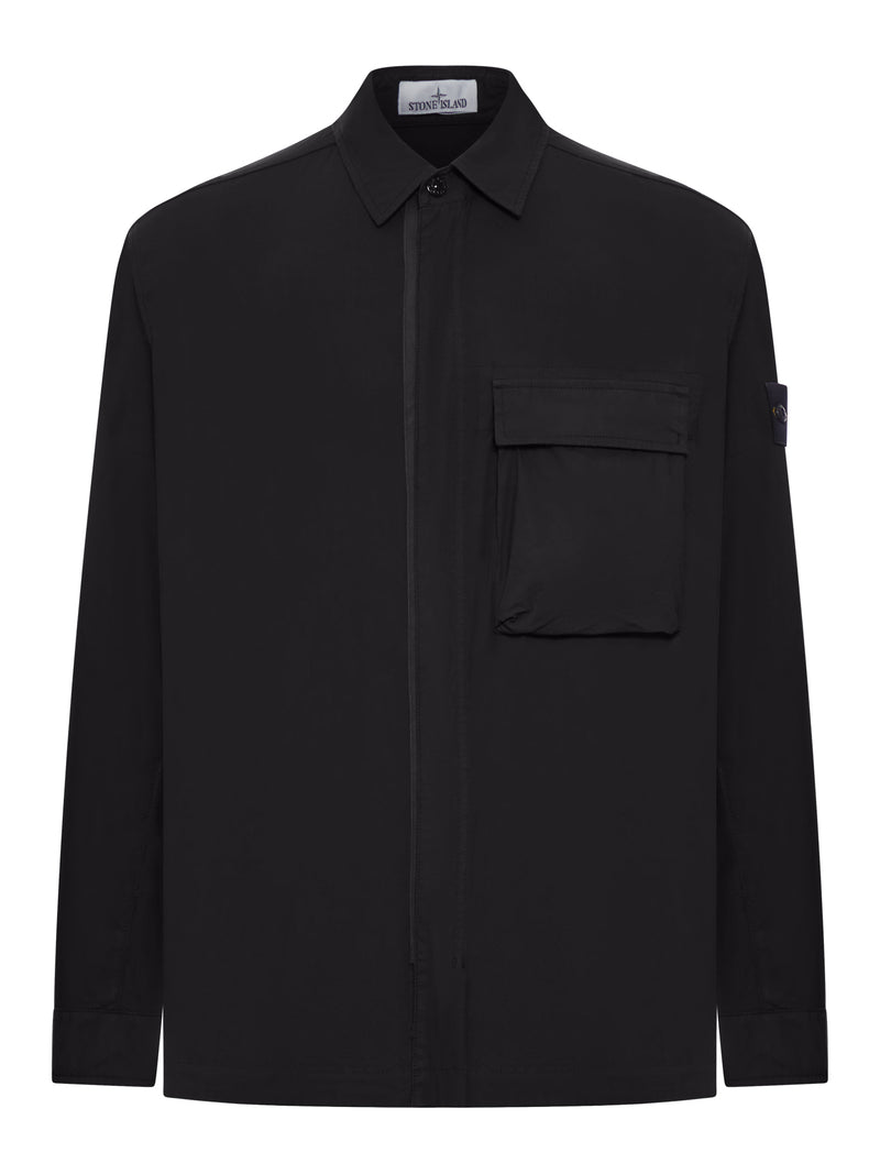 STRETCH COTTON CANVAS OVERSHIRT WITH FLAP POCKET ON THE CHEST – Suit ...