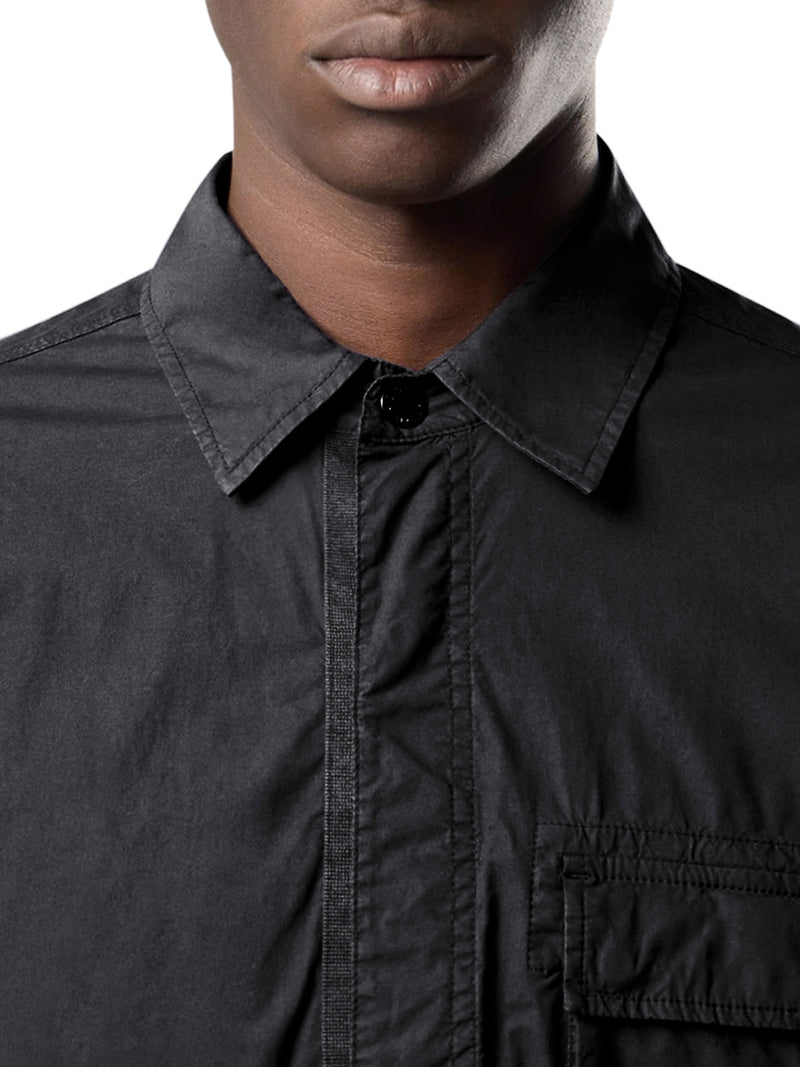 STRETCH COTTON CANVAS OVERSHIRT WITH FLAP POCKET ON THE CHEST – Suit ...